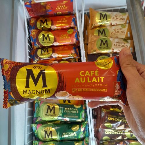 Jual Wall's MAGNUM ice cream belgian chocolate Cafe Au Lait es krim ...