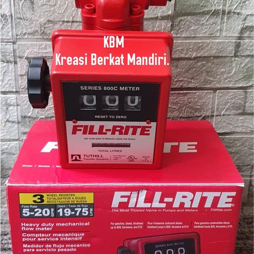Jual FILL-RITE 1 INCH 3 DIGIT SERIES 800C / FLOW METER FILL RITE (1 ...