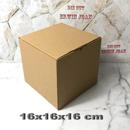 Jual Kardus box 16x16x16 cm, karton kotak Die Cut - Jakarta Barat ...