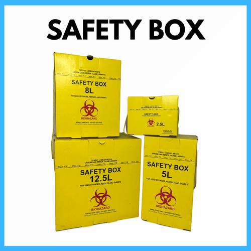 Jual Safety Box BIOHAZARD 8 liter, Box Limbah Medis Logo Infeksius ...