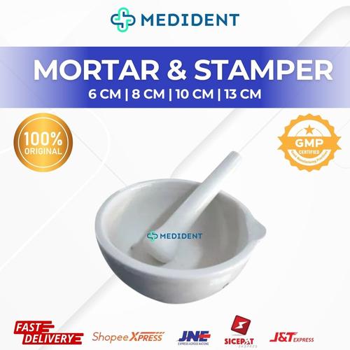 Jual Mortar dan Stamper / Pestle Lumpang Alat Penumbuk Obat / Mortar ...