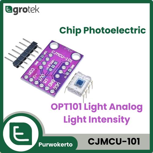 Jual OPT101 Light Analog Light Intensity Sensor Module Single Chip ...