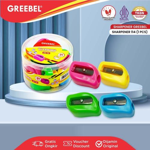 Jual Rautan Pensil Greebel GB-114 Serutan Pencil Sharpener Peraut ...