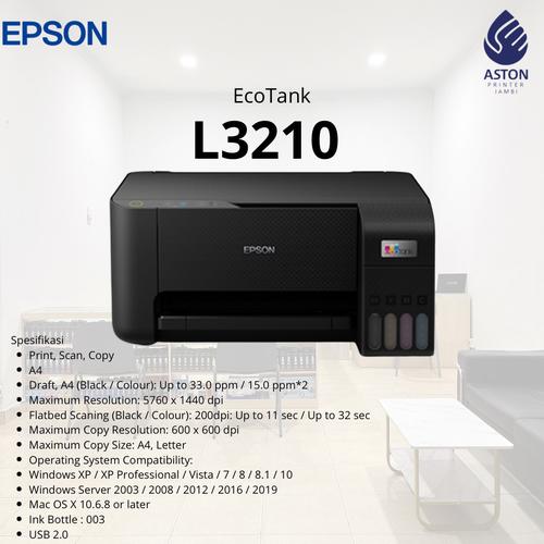 Jual Printer Epson Ecotank L3210 - Kota Jambi - utama printer Jambi ...
