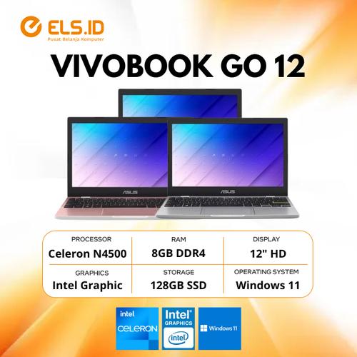 Promo Asus Vivobook Go 12 E210KA Intel Celeron N4500 8GB SSD 128GB 12 ...