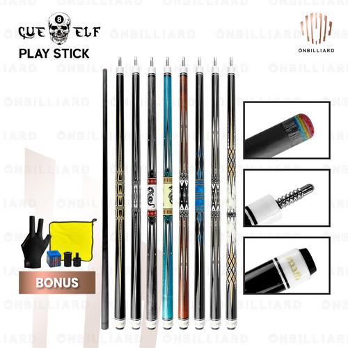 Jual CUE ELF Play Cue Stick Carbon Low Deflection Stik CUEELF Billiard ...