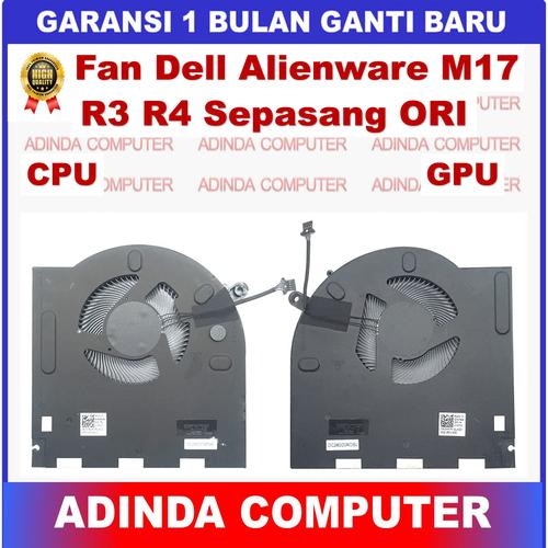 Jual Kipas Fan Dell Alienware M17 R3 R4 P45E RTX 0H5TYJ 0CNV63 0D1X38 ...