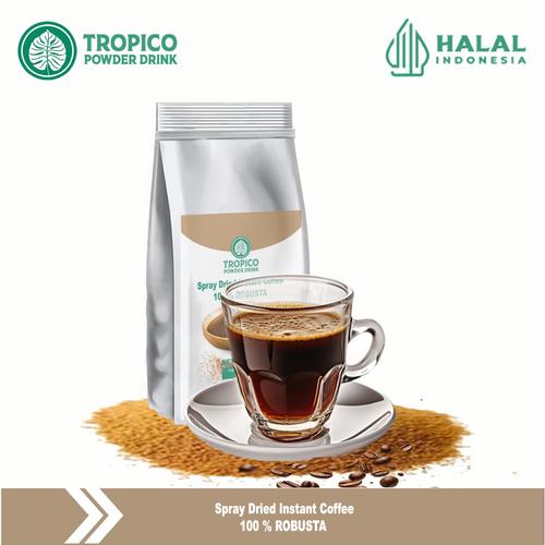 Jual Spray Dried Instant Coffee - Kopi Instan Tanpa Ampas -100% Robusta - 100 gram - Jakarta ...