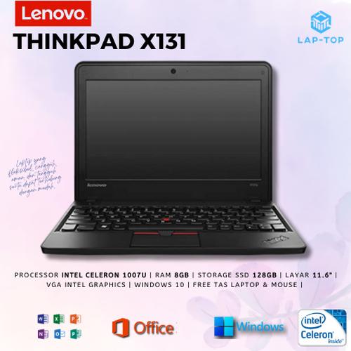 Jual LENOVO Thinkpad X131e CELERON 4 GB SSD 128/ 256 BERGARANSI MULUS ...