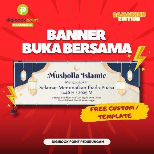 Jual Cetak Spanduk Ramadhan / Acara Buka Bersama / MMT 280 gsm ukuran ...