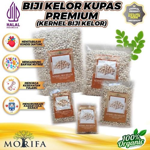 Jual Biji Kelor Kupas 1Kg-500Gr Premium Kernel Biji Kelor Moringa Seed ...
