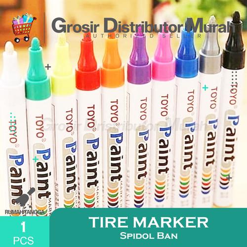 Jual Grosir Spidol Ban TOYO Paint Marker Original Spidol Nat Keramik ...