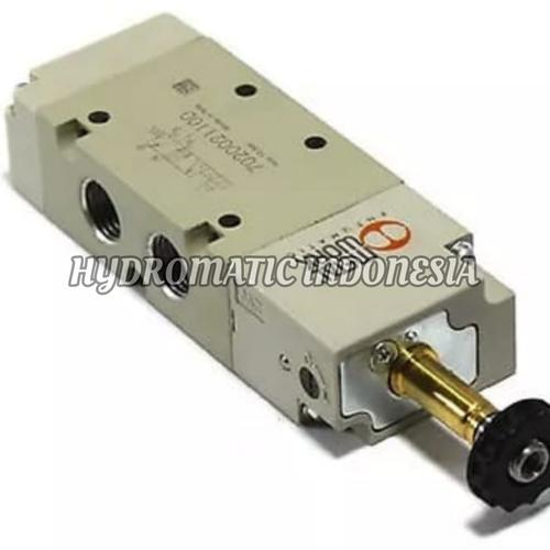 Jual METAL WORK 7020021100 / SOLENOID VALVE PNEUMATIC 5/2 DRAT 1/4 ...