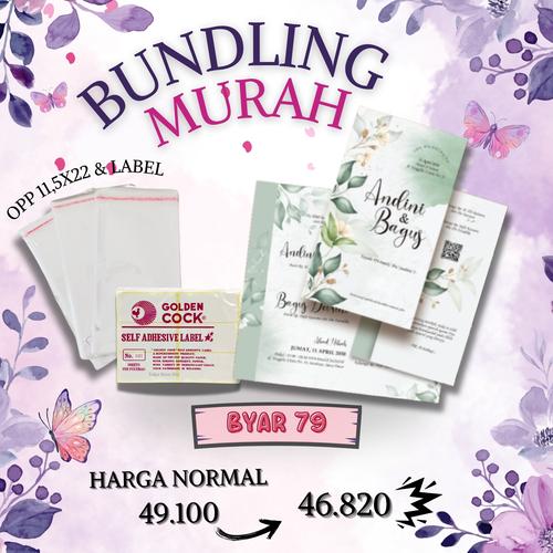 Jual 1 Pack Undangan Code Byar 79 Lengkap Opp Dan label | Undangan ...