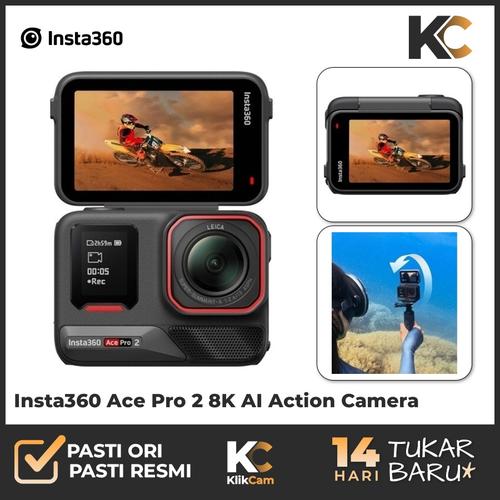Promo Insta360 Ace Pro 2 8K AI Powered Action Camera Insta 360 Garansi Resmi - Standard Bundle ...