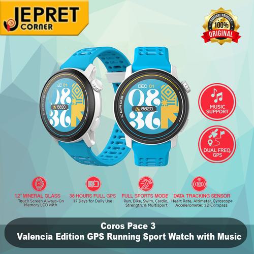 Jual Coros Pace 3 Valencia Edition GPS Running Sport Watch with Music - Jakarta Pusat - Jepret ...