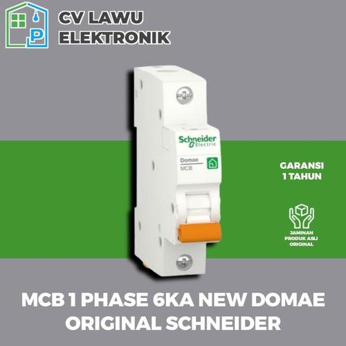 Jual MCB NEW DOMAE 1P 2A 4A 6A 10A 16A 20A 25A 32A 40A 50A 63A ORIGINAL SCHNEIDER - 20A ...