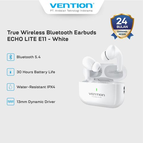 Promo Vention Echo Lite E11 TWS True Wireless Bluetooth 5.4 Earphones Earbuds - NBV - E11 PLUS ...