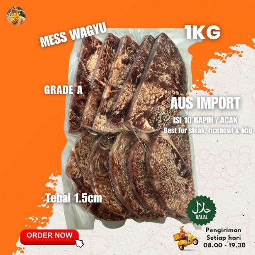 Jual Mess Beef Wagyu Meltique Import 1000GR - Potongan Acak - Kota ...