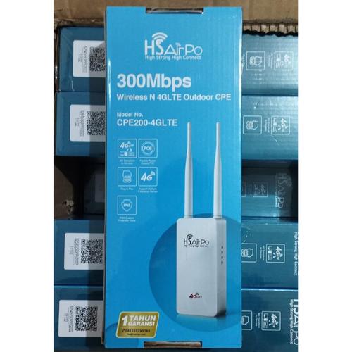 Jual [BARU] HSAIRPO CPE200-4G-LTE OUTDOOR WIRELESS 2.4GHZ 300MBPS N1 HS ...