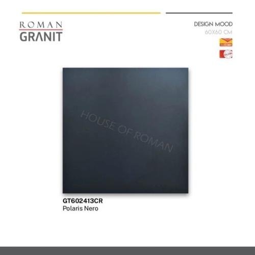 Jual Roman Granit 60x60 dpolaris nero hitam / Granit Lantai hitam ...