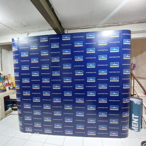 Jual Backwal/Backdrop portable modul straight / curve 3x3 include ...