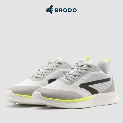 Promo Sepatu BRODO Sneakers Active Pacer 2.0 Grey Lime WS - 43 ...