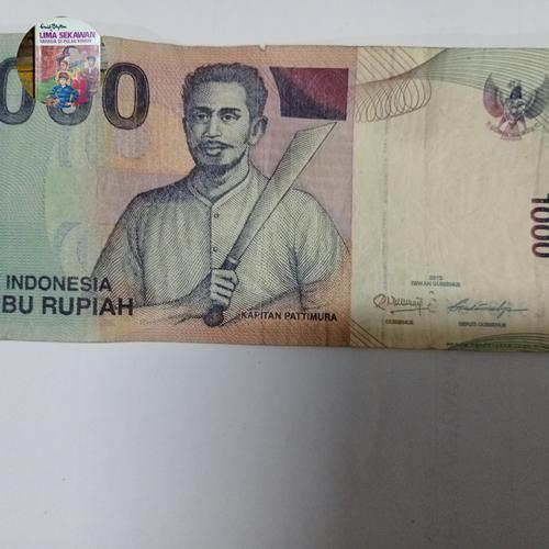 Jual Uang Kertas 1000 Rupiah TE 2013 (Kapitan Pattimura) - Kab. Bandung ...