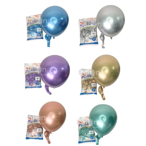 Jual (1 Pack isi 25pcs) Feng Che Balon Latex Chrome 18 Inch / Balon ...