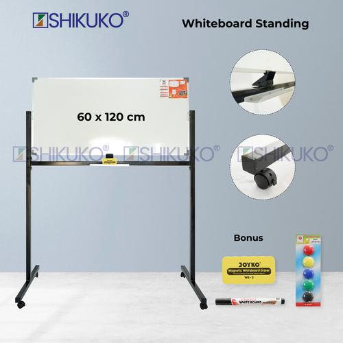 Promo Papan Tulis - Whiteboard Standing - Papan Tulis Roda 60 x 120 ...
