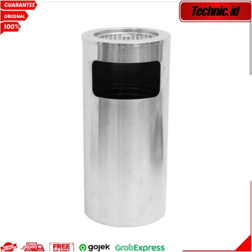 Jual Tempat Sampah Krisbow 30x63 Cm Tempat Sampah Dengan Asbak Dust Bin ...