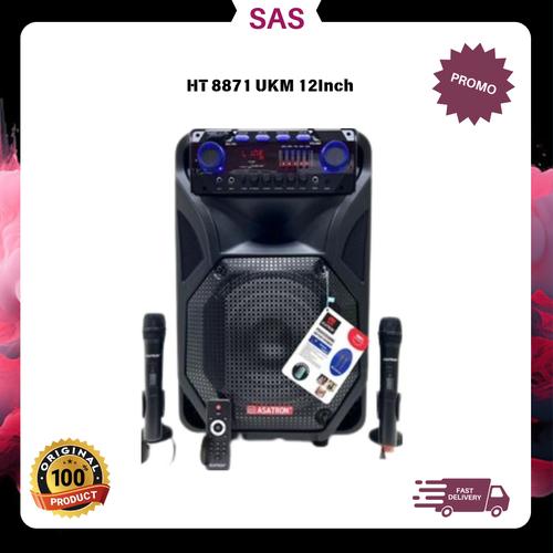 Jual Speaker Portable Amplifier Wireless ASATRON HT 8871 UKM Bluetooth ...