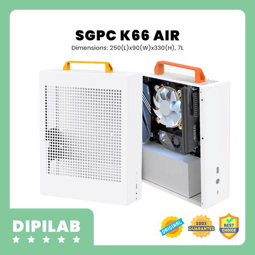 Jual SGPC K66 Air M-ATX ITX Thin A4 Chassis 75mm Radiator 240mm Graphics Card Flex PSU SGPC ...