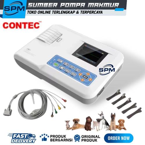 Jual CONTEC VET Veterinary 1 Channel ECG EKG Machine 12 leads EKG ...