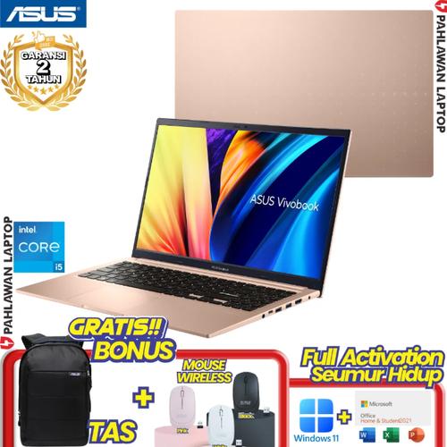 Jual LAPTOP ASUS VivoBook 14 A1404ZA TERRA COTTA (PINK) CORE i5 GEN 12 ...