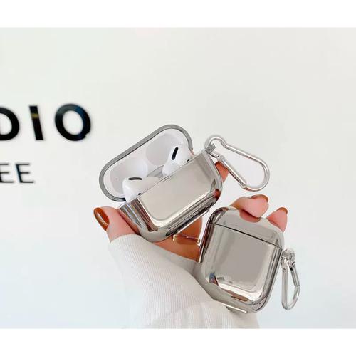 Jual Case AirPods Silver Kilau Cover Silicone Gen 1 2 3 Pro/inpods i12 ...