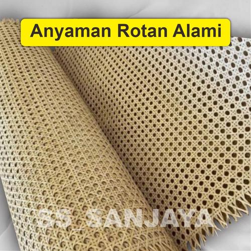Jual Anyaman Rotan Lembaran | Webbing KembangTanjung 60 70 cm | Per ...