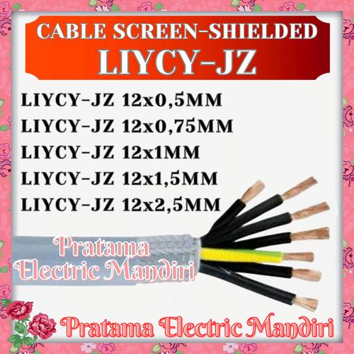 Jual CABLE SHIELDED KABEL SCREEN LIYCY-JZ 12x1,5mm 12x1.5mm 12 x 1,5mm ...