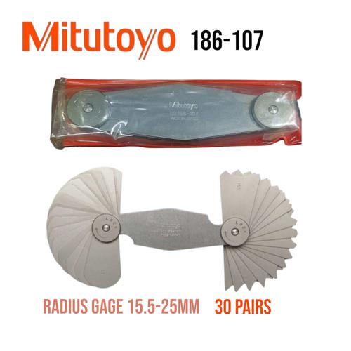 Promo MITUTOYO RADIUS GAGE 15.5-25mm 30 PAIRS MITUTOYO 186-107 JEPANG ...