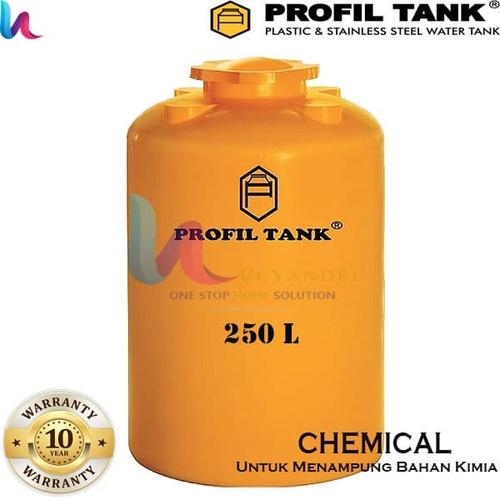 Jual Tangki Kimia Profil Tank TDA Plastick HDPE - Biru, 250 Liter ...
