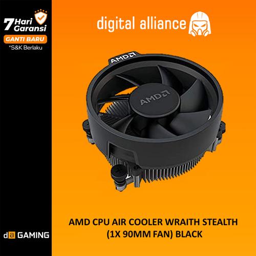 Promo AMD CPU AIR COOLER WRAITH STEALTH (1X 90MM FAN) BLACK - Jakarta ...