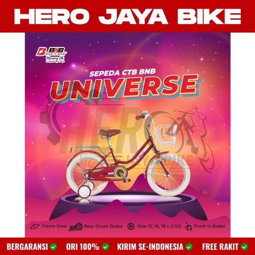Jual Bike n Bike Sepeda Anak Perempuan BNB UNIVERSE City Bike Ukuran 12 ...