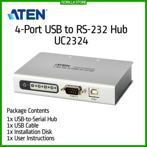 Jual ATEN 1 USB to 4 Port RS-232 Converter UC2324 - Jakarta Pusat ...