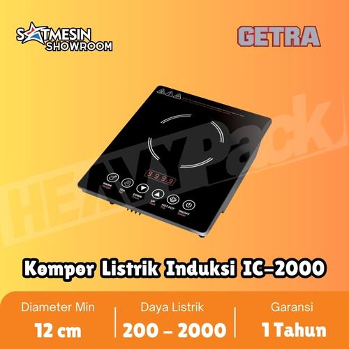 Jual GETRA IC-2000 KOMPOR INDUKSI LISTRIK INDUCTION COOKER 1 TUNGKU ...