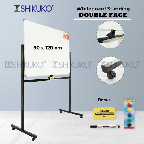 Promo papan tulis - papan tulis standing Double face 90 x 120 - Kota ...