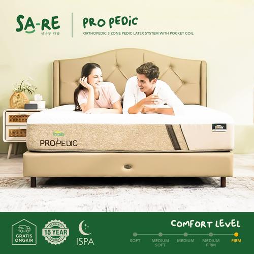 Jual SA-RE Kasur Orthopedic Pocket Spring Bed With 3 Zone Latex System ...