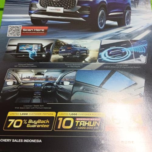 Jual Brosur Flyer Chery Tiggo 8 2025 - Jakarta Utara - Blizzard Store ...