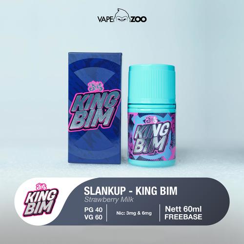 Jual Liquid Slank King Bim 60ml Strawberry Milk - VAPEZOO x SLANK x ...