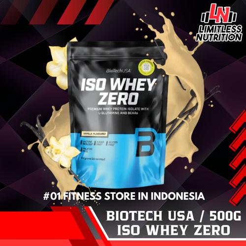 Promo BIOTECH USA Iso Whey Zero 500G Whey Protein Isolate Zero Sugar ...