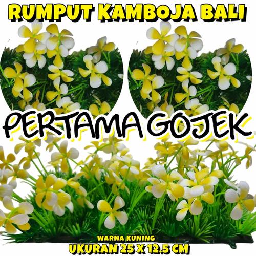 Jual Rumput Plastik/Bunga Plastik/Tanaman Plastik/Daun Plastik/KAMBOJA ...